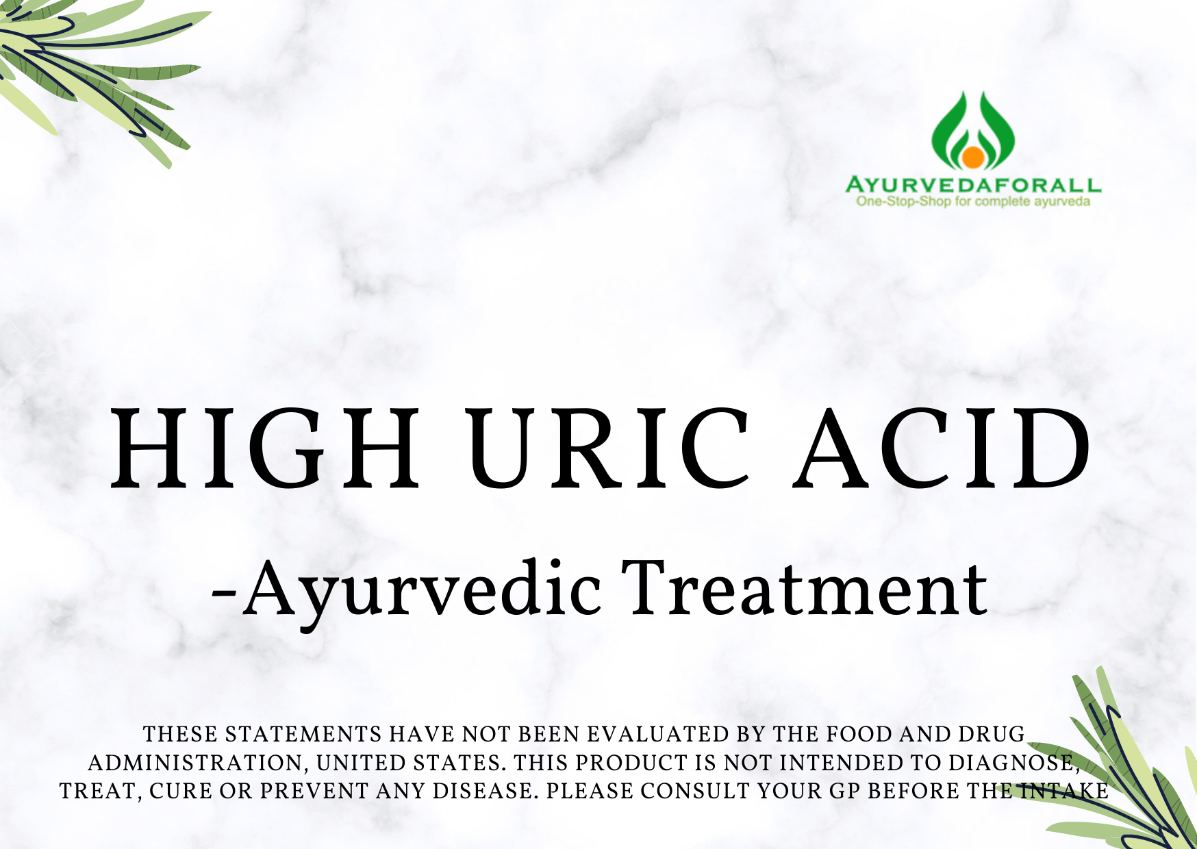 HIGH URIC ACID- Ayurvedic Treatment, Diet, Exercises, Research Papers ...
