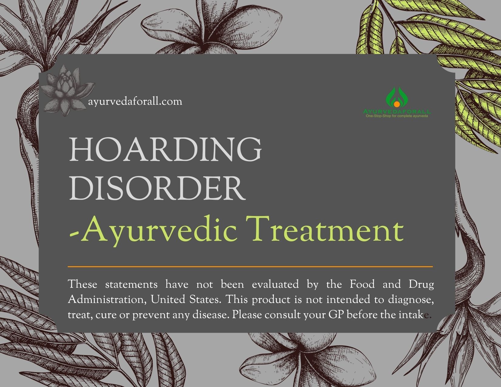 HOARDING DISORDER- Ayurvedic Treatment, Diet, Exercises, Research ...