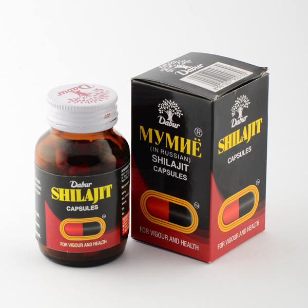 Dabur Shilajit Capsule - AyurvedaForAll UK - Buy Ayurvedic Medicines Online